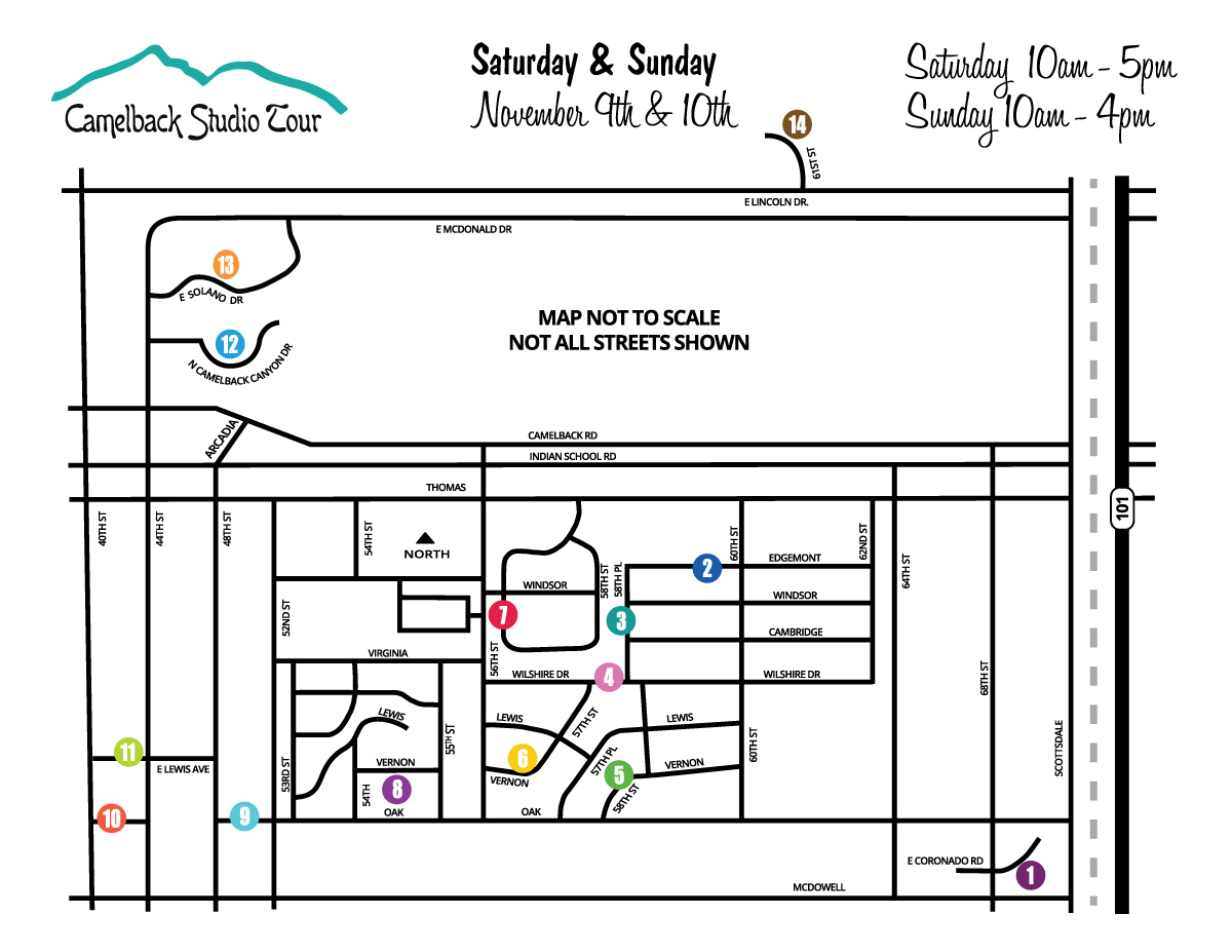 Map – Camelback Studio Tour